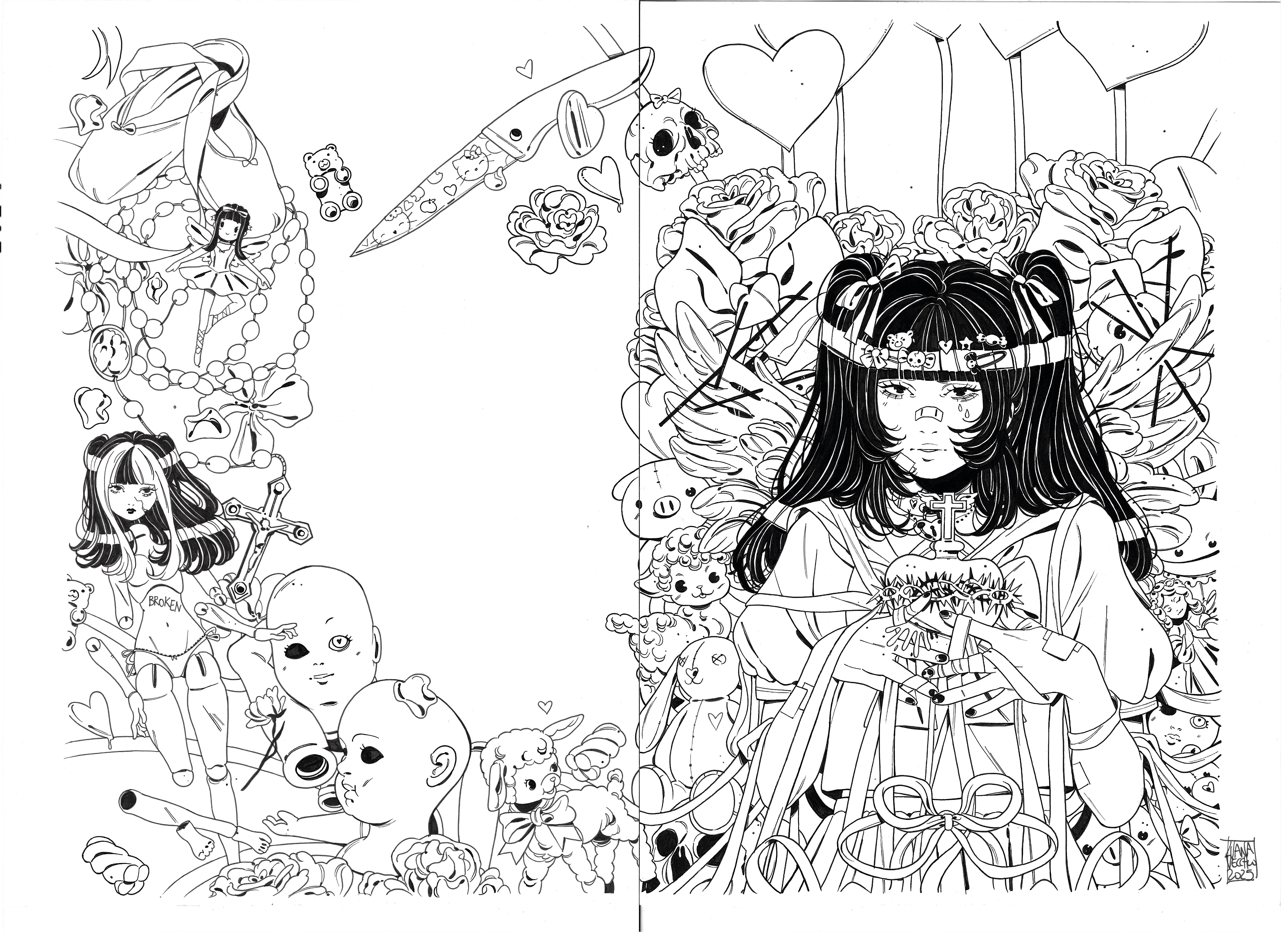 Doll Parts TPB Wraparound Cover (2 pieces) – Kinetic Collectibles