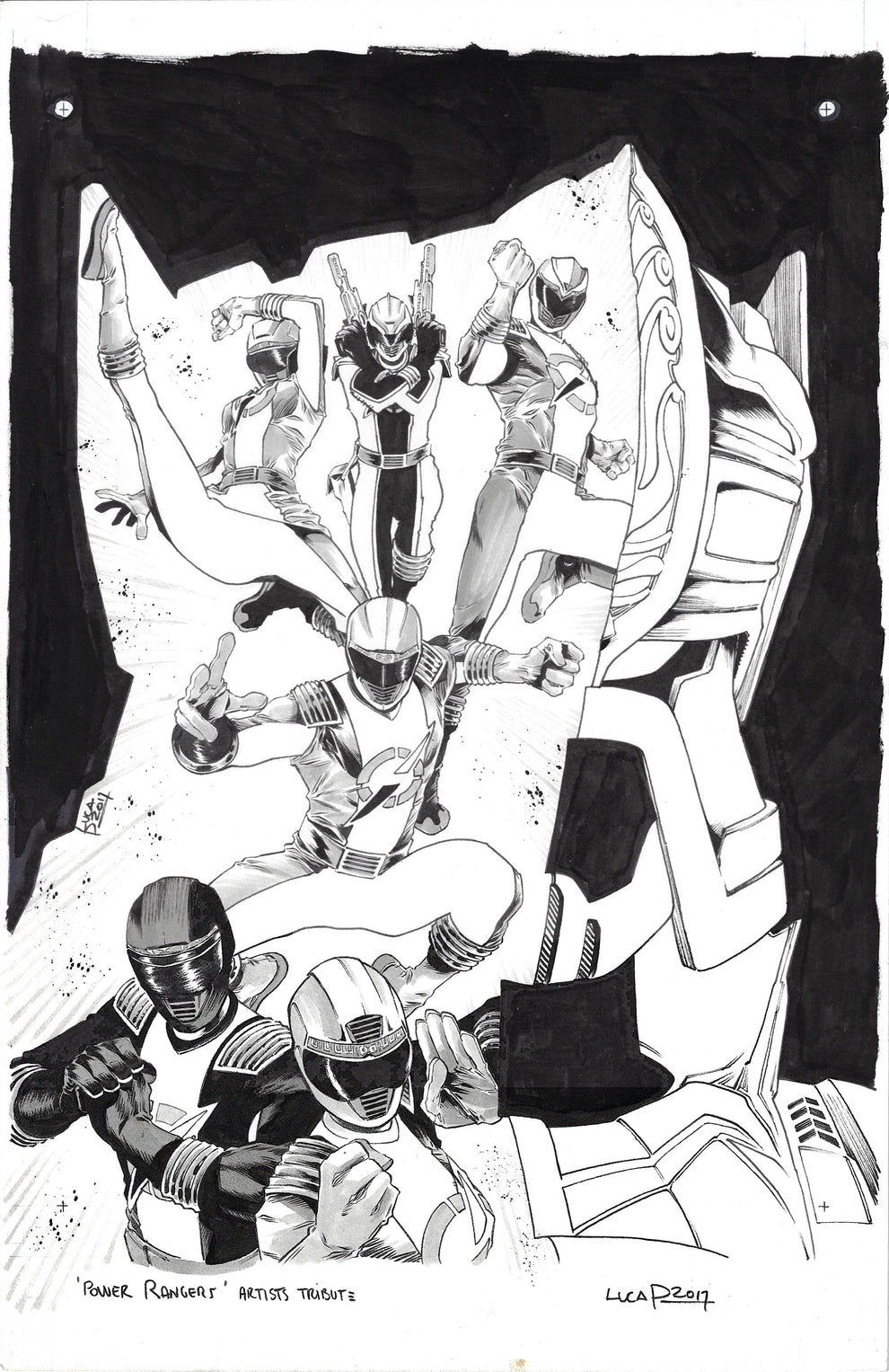 Power Rangers Pinup – Kinetic Collectibles
