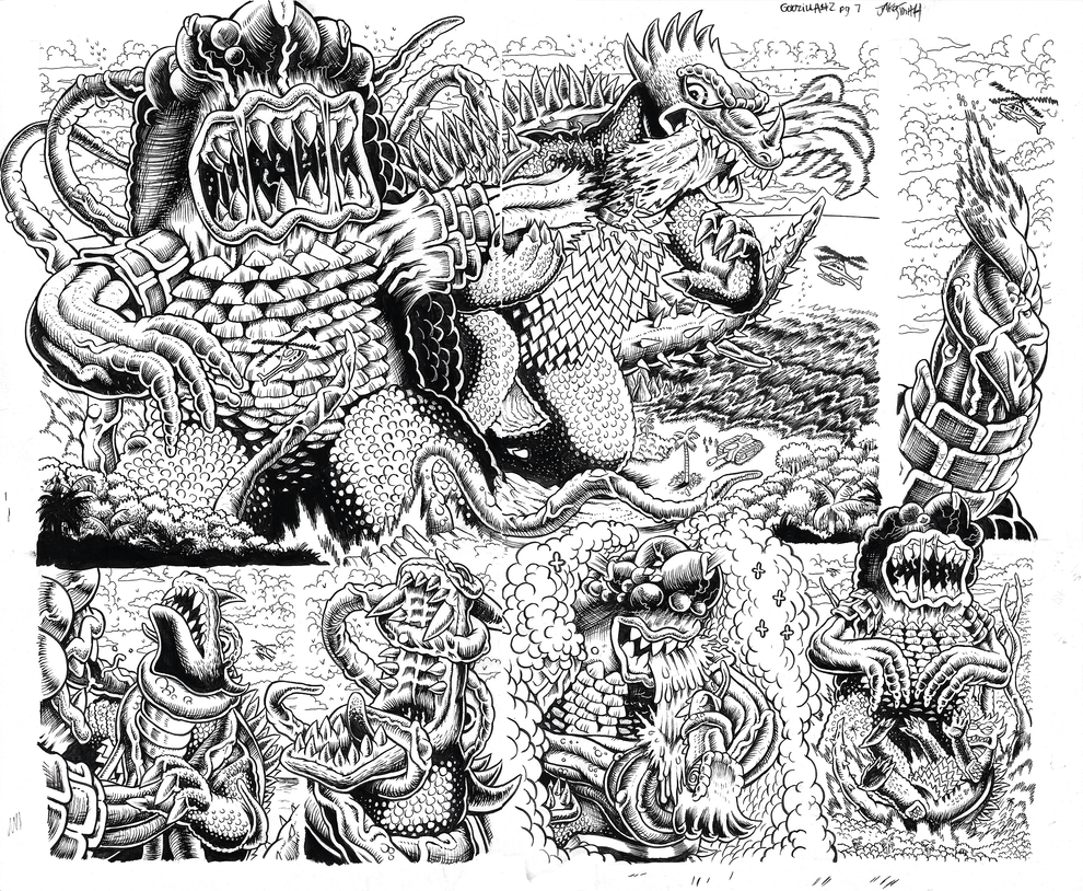 Godzilla: War For Humanity - #2 Page 6-7 DPS – Kinetic Collectibles