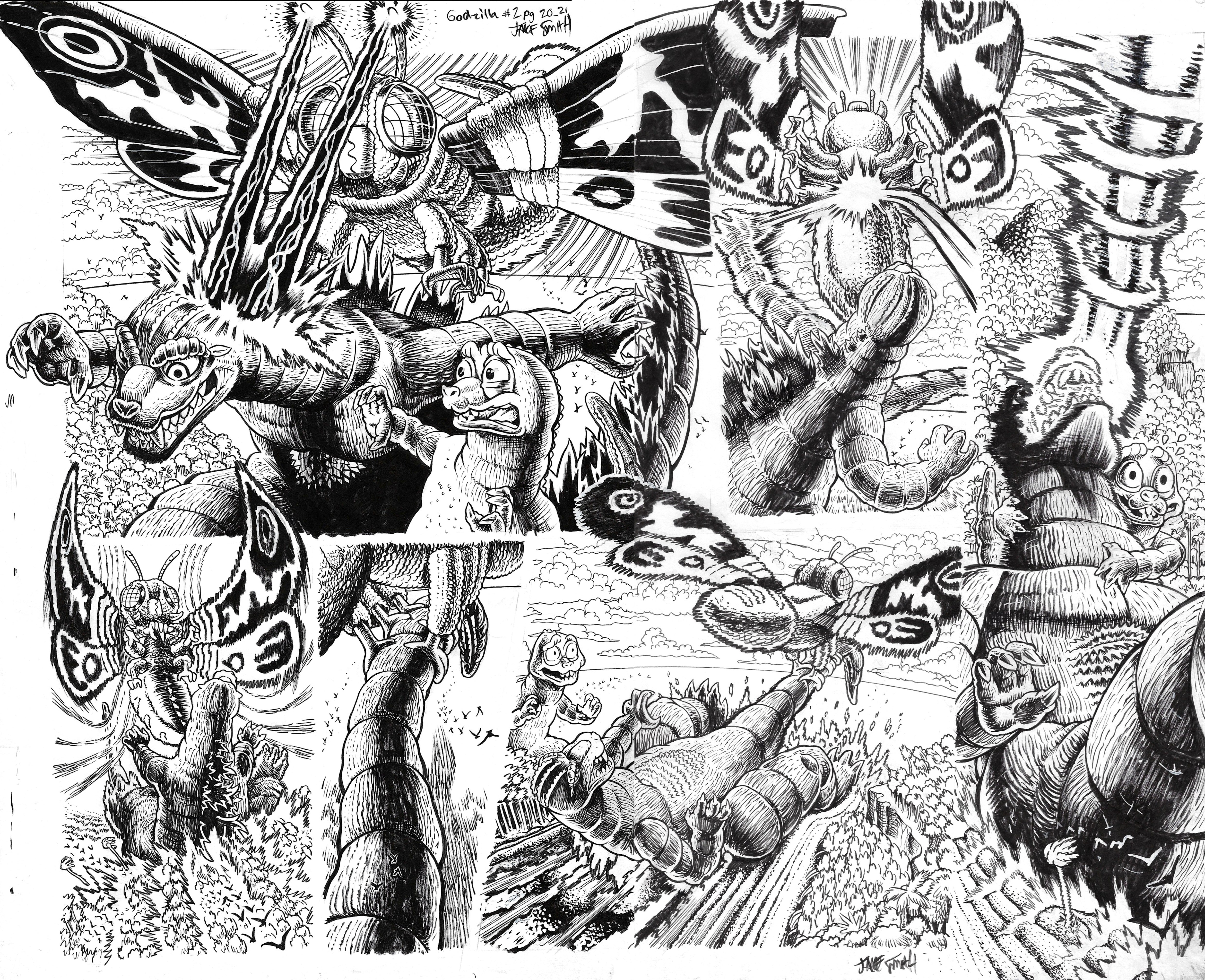 Godzilla: War For Humanity - #2 Page 20-21 DPS – Kinetic Collectibles