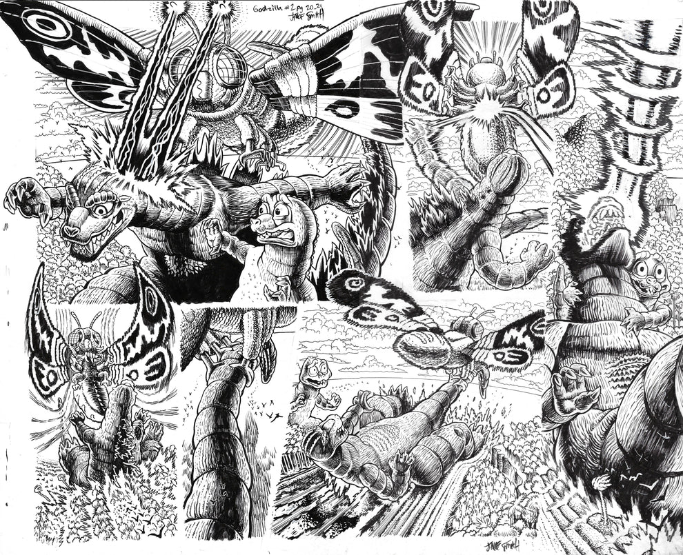 Godzilla: War For Humanity - #2 Page 20-21 DPS – Kinetic Collectibles